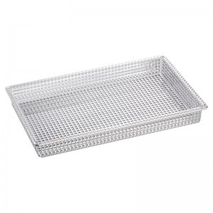 Stainless Steel Grid Fry Pan